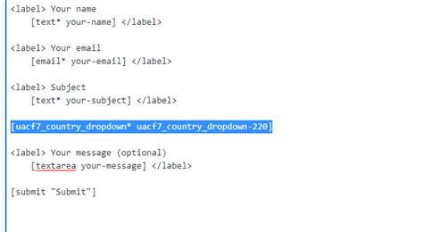 Contact Form 7 Country Dropdown With Flag Themefic