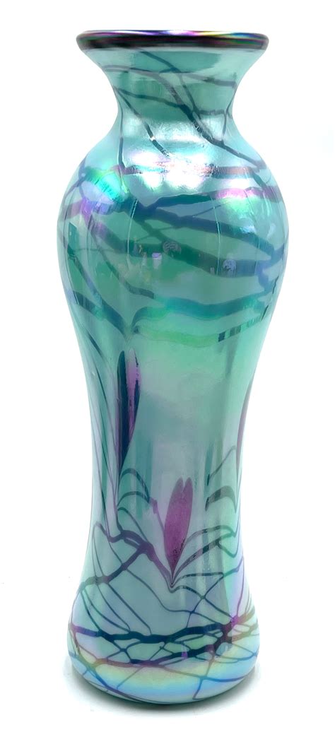 Fenton Dave Fetty Hanging Hearts Vase