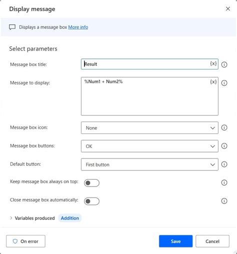 Power Automate Desktop Mathematical Operations