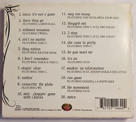 Layzie Bone Its Not A Game Cd
