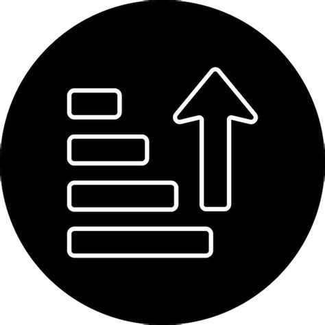 Premium Vector Sort Ascending Icon