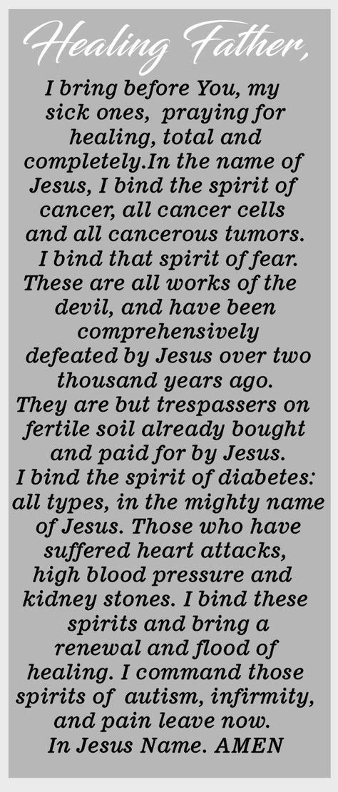 Pray This Powerful Prayer For Total And Complete Healing Healing