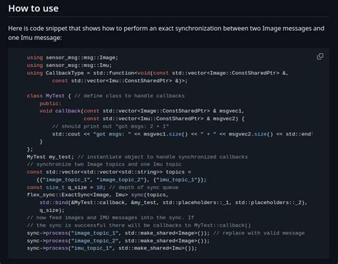 Ros Ros2 Opensource Robot Robotics Synchronization Filters