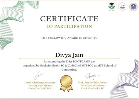Completed Dsa Bootcamp 20 Divya Jain Posted On The Topic Linkedin