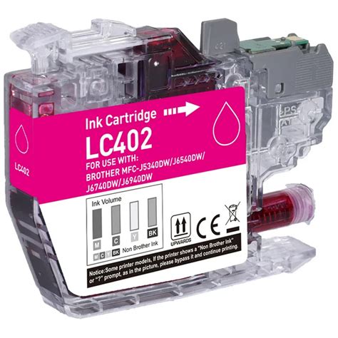 Brother Lc402 Magenta Ink Cartridge Replacement Lc402 Magenta Ink