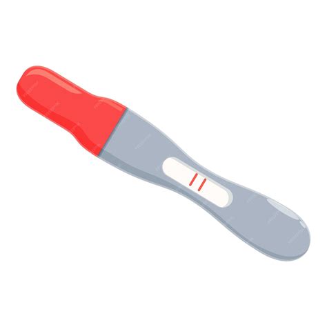 Premium Vector Positive Pregnancy Test Showing Two Red Lines