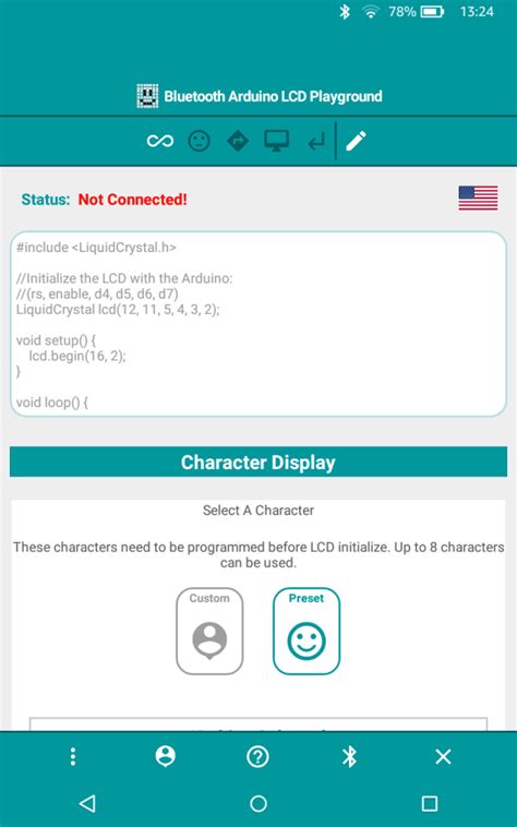 How To Control Lcd With Arduino Bluetooth And Android App Installtekz