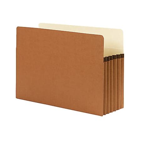 Smead Expanding File Pocket With Tear Resistant Gusset Legal Size 5 14 Expansion 100 Recycled