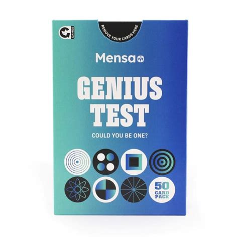 Mensa Genius Test Mind Games