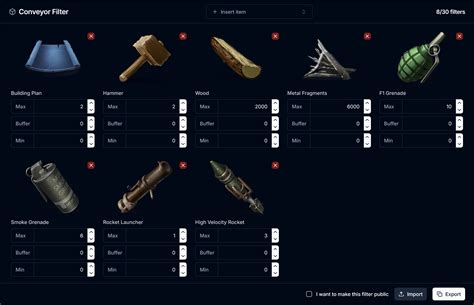 Rust Conveyor Filters