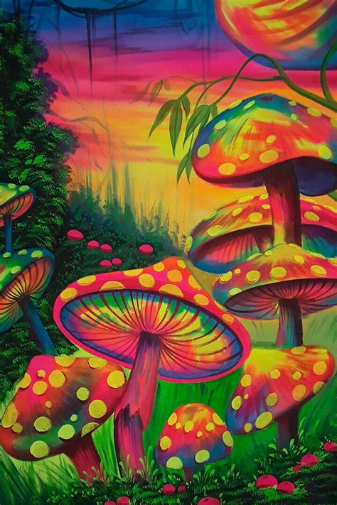 Cool Colorful Mushroom Drawings