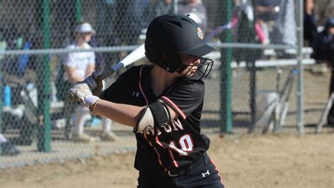 Cate Larson Strong Lineup Lead Taunton Softball Past Canton