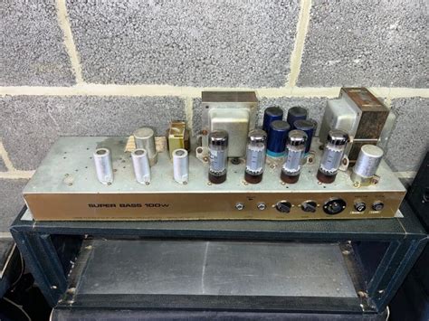 Vintage 1969 Marshall Super Bass 100w Plexi Stack Amplifier