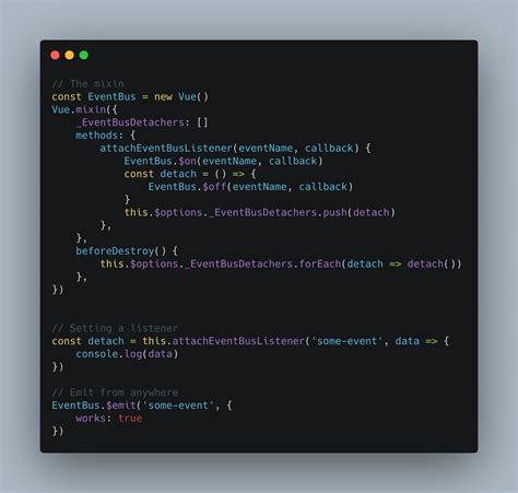 Simple Self Detaching Event Listener I Made And Use Rvuejs