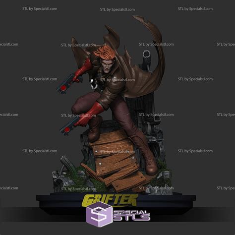Grifter From Wildcats Dc Heroes Ready To 3d Print Specialstl