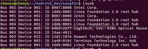 Linux之lsusb命令和cd 命令使用总结lsusb Id Csdn博客