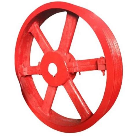 Flat Belt 6 Arm Pulley For Lifting Platform Capacity 1 Ton At