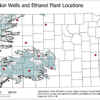 1 Irrigation Fields And Ethanol Plant Locations Over Hpa Kansas