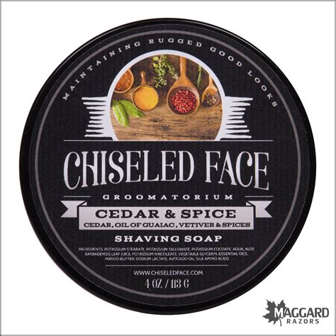 Chiseled Face Cedar And Spice Tallow Shaving Soap 4oz — Maggard Razors
