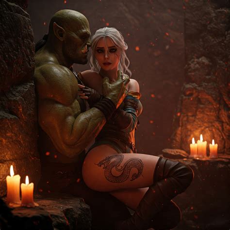 Rule 34 3d 3d Artwork 3d Model Ai Generated Ciri Cirilla Fiona Elen