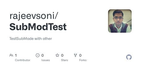 Github Rajeevsonisubmodtest Testsubmode With Other