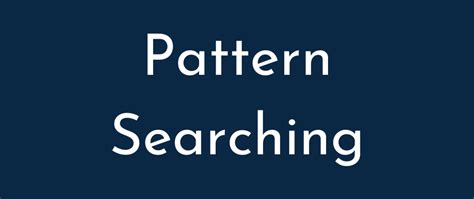Pattern Searching Naïve Algorithm Dev Community 👩‍💻👨‍💻
