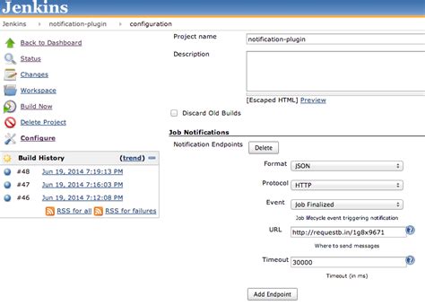 notification jenkins plugin
