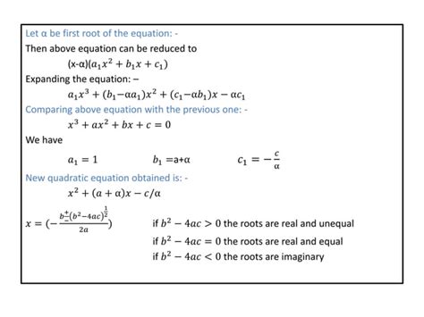 Cubic Root Using Excel Pptx Physics Science