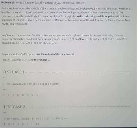 Problem 1c Write A Function Vout Lab5p1funcv
