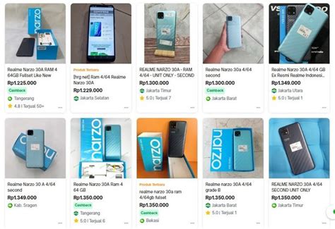 Harga HP Second Realme Narzo 30A 4 64GB September 2022 Di Bawah Rp 1 5 Juta Nextren Grid Id