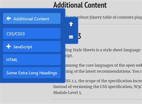 Automatic Table Of Contents With Jquery Autocontentsjs Free Jquery Plugins
