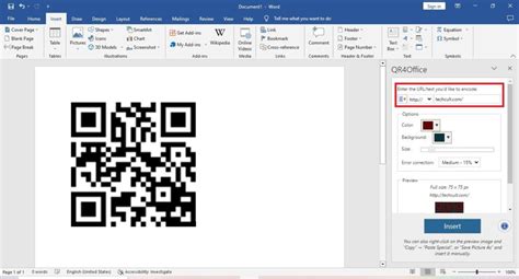 How To Create A Qr Code For A Word Document Techcult