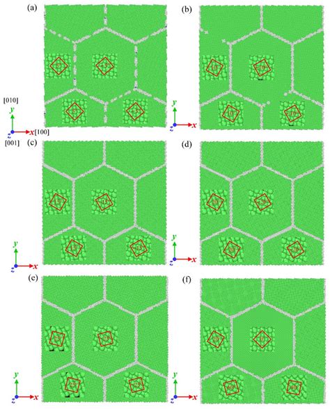 Atomic Microstructure Of Grains With Different Orientations A −5