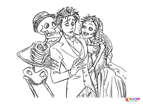 Corpse Bride Coloring Book Coloring Pages