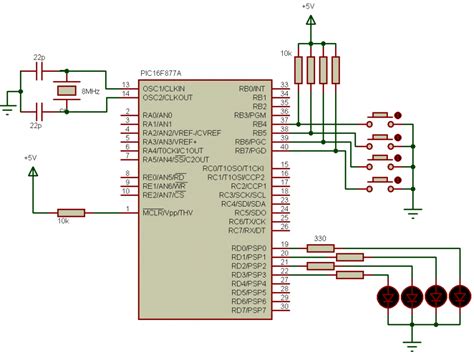 Pic16f877a Projects 8 Bit Microcontroller Simple Projects