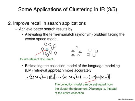 clustering techniques for information retrieval ppt download