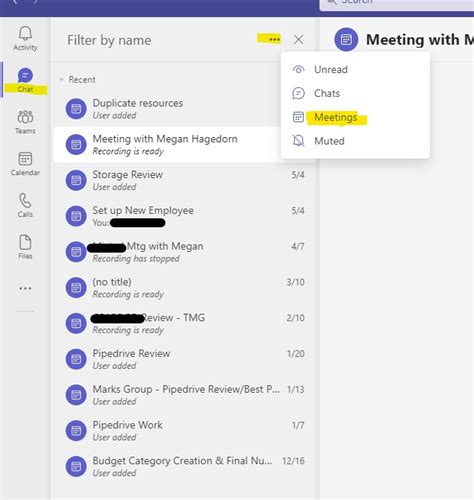 Microsoft Teams Find Notes From A Previous Meeting The Marks Group