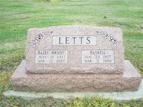 Charles Haskell “haskell” Letts 1907 1990 Find A Grave Memorial