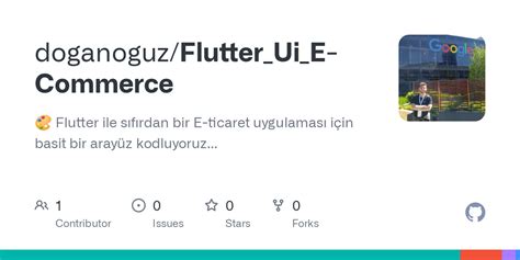 GitHub doganoguz Flutter Ui E Commerce Flutter ile sıfırdan bir E ticaret uygulaması için