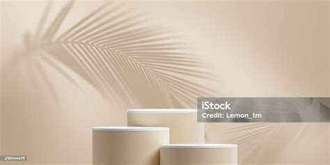 여름 연단 디스플레이 제품 베이지 색 배경 추상 빛 그림자 최소 벽 쇼 현대 빈 받침대 화장품 배경 스튜디오 스탠드 아름다움