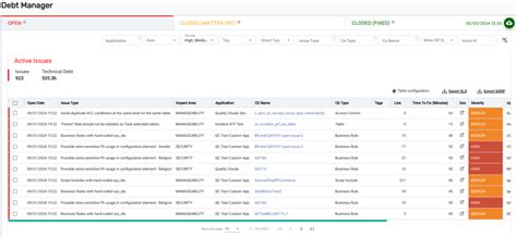 Debt Manager Quality Clouds Documentation
