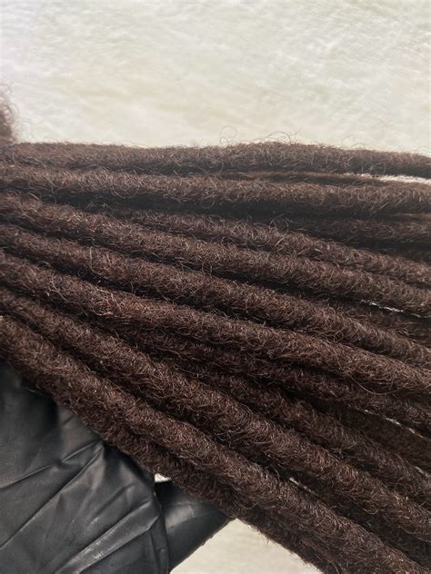 Get Authentic Medium Brown Dreadlock Extensions Color 4 100 Human