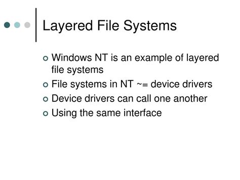 ppt file system extensibility and non disk file systems powerpoint
