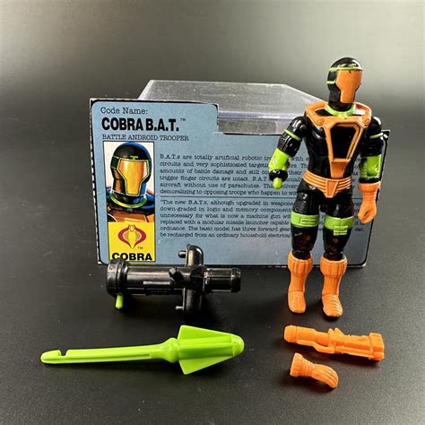 1991 Hasbro Gi Joe Bat With Filecard 300v
