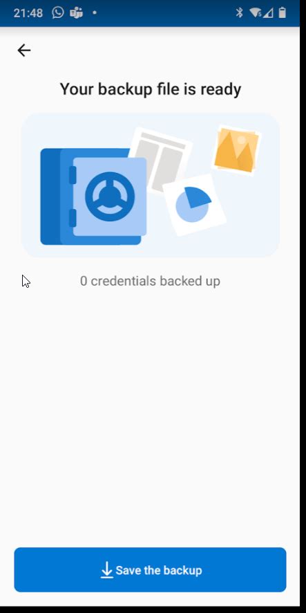 Export Credentials From Microsoft Authenticator Doesnt Work