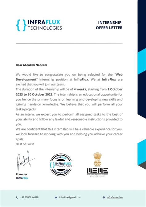 Webdevelopment Internship Infraflux Abdullah Nadeem