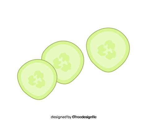 Cucumber Slices Clipart Free Download
