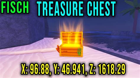 TREASURE CHEST LOCATION X Y Z FISCH Roblox YouTube