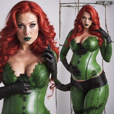 Pregnant Poison Ivy In A Latex Corset By Setois3 On Deviantart