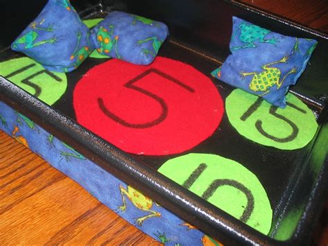 A Bean Bag Game To Go With The Frog Banner